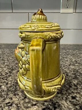Tilso | Dining | Vtg Mcm Tilso Avocado Green Glazed Fruit Motiff ...